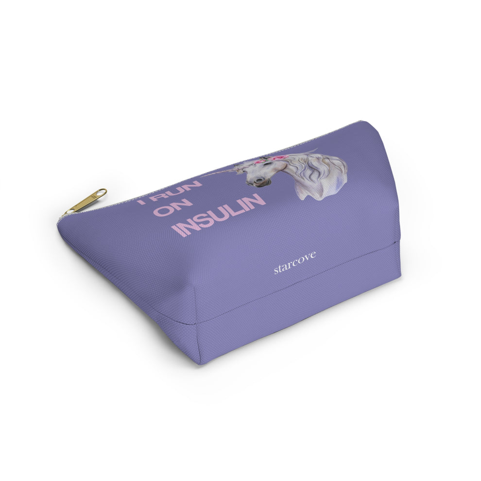 Diabetes Supply Case Bag for Kids, I Run On Insulin Unicorn Cute Girls ...