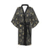 Sun Moon Kimono Robe, Stars Print Black Oriental Constellation Celesti ...