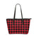 Red Buffalo Plaid Tote Bag Purse, Black Check Checkered Print Handbag ...