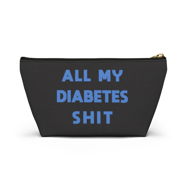 All My Diabetes Shit Bag, Fun Diabetic Supply Case, Cute Bag Gift, Typ ...