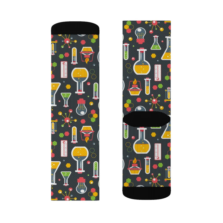 Chemistry Science Socks, 3D Printed Sublimation Lab Research School Wo ...