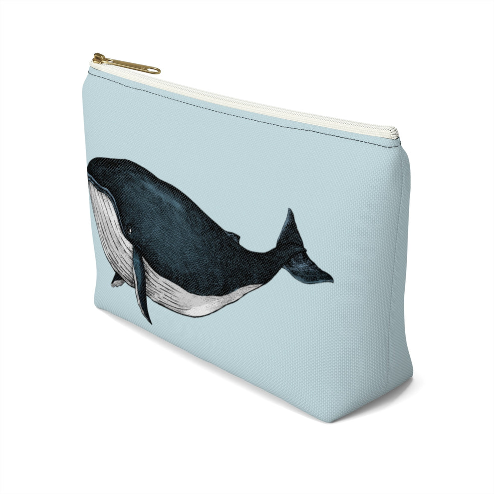 Blue Whale Pouch Bag, Canvas Beach Travel Wash Makeup Toiletry Bag Oce ...