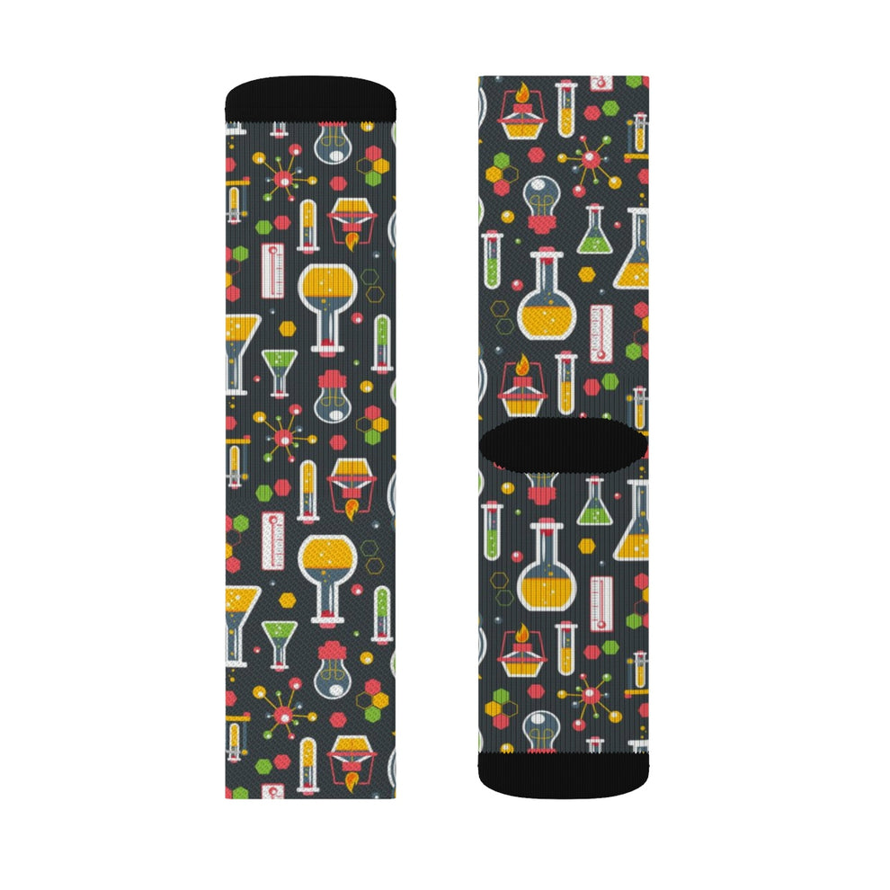 Chemistry Science Socks, 3D Printed Sublimation Lab Research School Wo ...