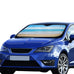 Ocean Beach Windshield Car Sun Shade, Tropical Sea Sand SUV Accessorie ...