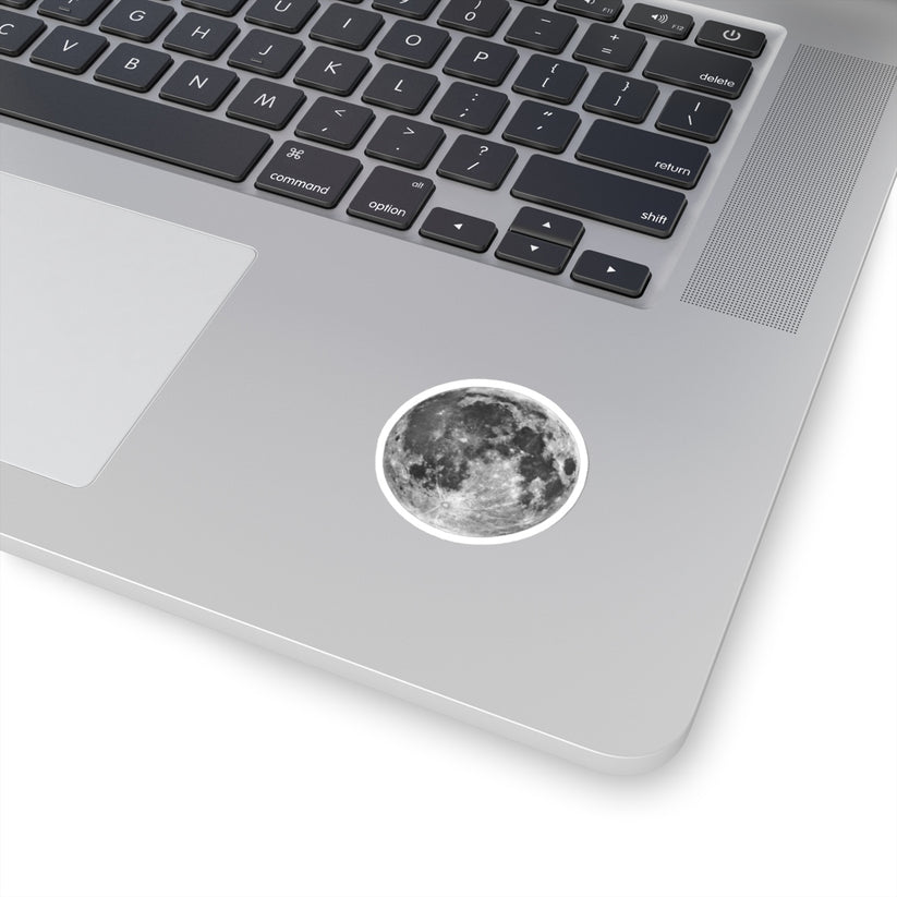Full Moon Sticker, Moon Laptop Vinyl Cute Waterproof Tumbler Car Bumpe ...