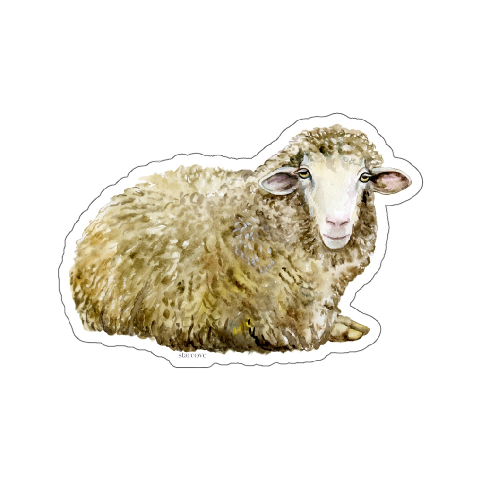 Sheep Stickers, Farm Animal Lamb Watercolor Laptop Vinyl Cute Waterbot ...