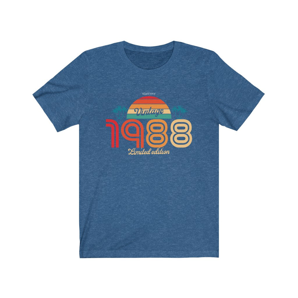 Vintage 1988 Birthday Shirt, Turning 36 Years Gift Limited Edition Bor ...