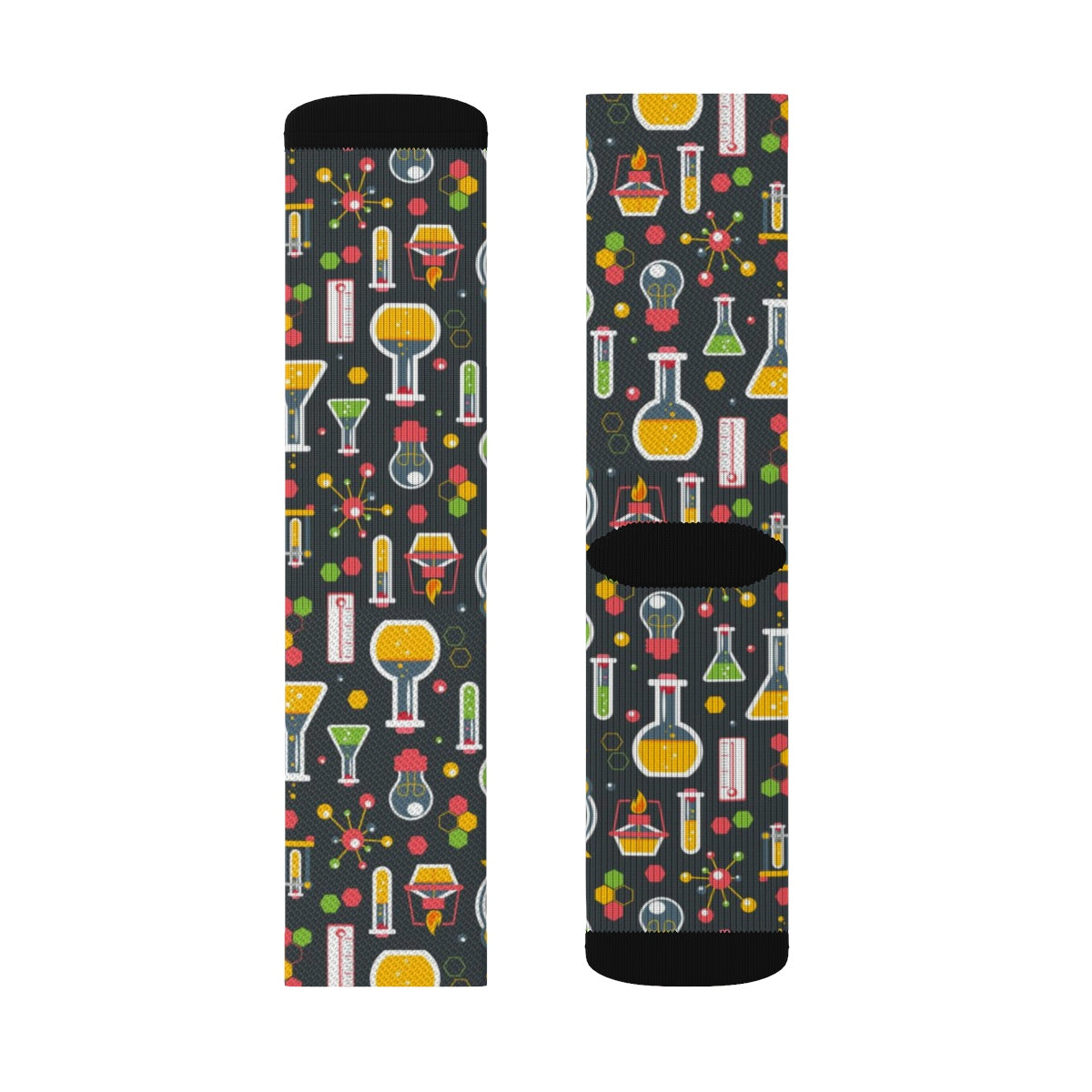 Chemistry Science Socks, 3D Printed Sublimation Lab Research School Wo ...