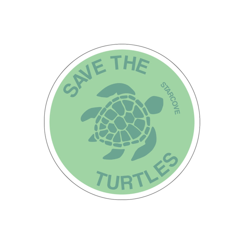 Save the Turtles Sticker, Vsco Sea Turtle Stickers Green Laptop Vinyl ...
