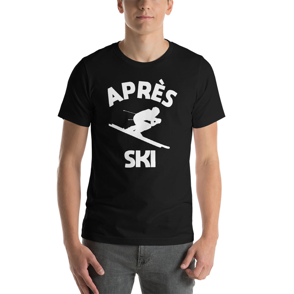 Apres Ski Shirt, Skiing Skier Winter Snow Fun Resort Sports Party Moun ...