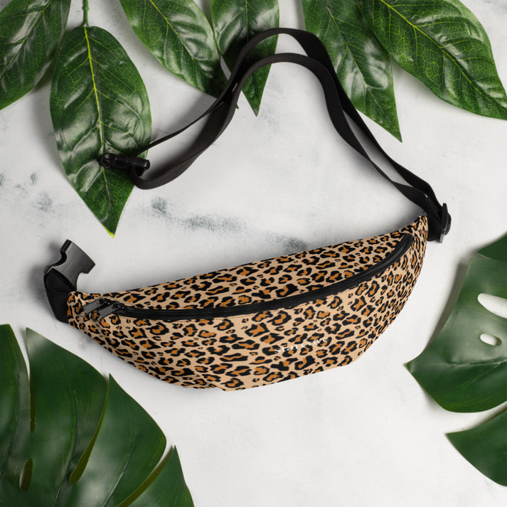 Leopard Fanny Pack, Animal Print Cheetah Women Waist Hip Bum Bag 90s D ...